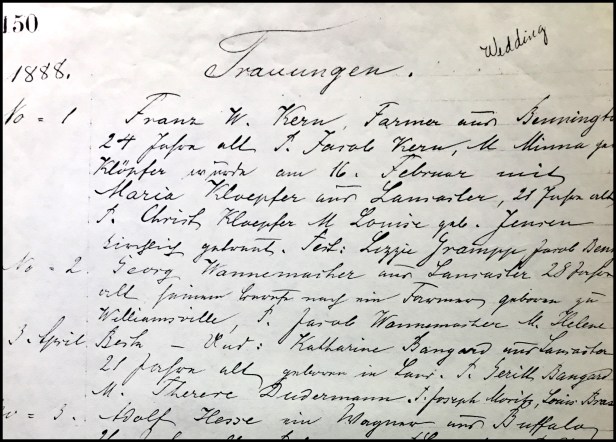 Jacob Wannenmacher & Helen Beck – Wannamaker Genealogy